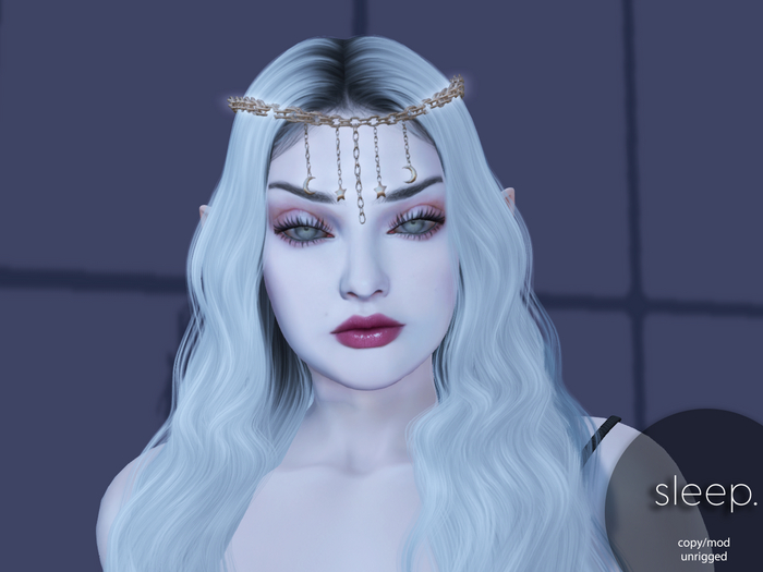 Second Life Marketplace - sleep. Moon Crown Chain