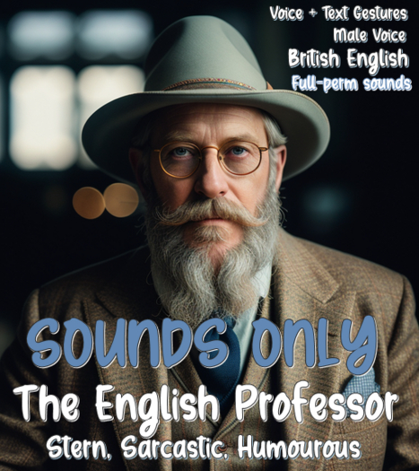 Second Life Marketplace - English Professor - FULL PERM SOUNDS ONLY