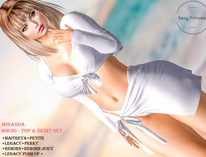 Second Life Marketplace - [Sexy Princess] Miranda Set White
