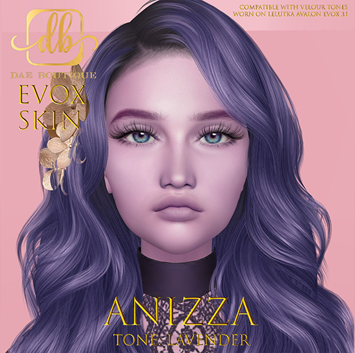 Second Life Marketplace - ANIZZA SKIN EVOX LAVENDER