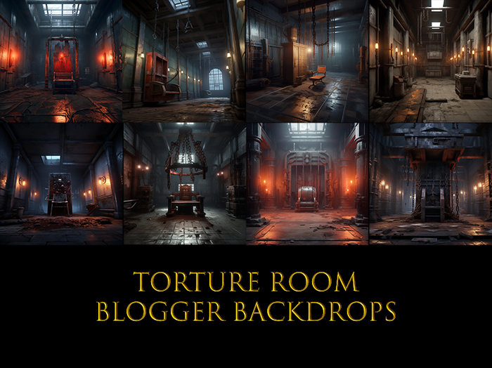 Second Life Marketplace - SATO - Torture Room Backdrop Full Perm Textures