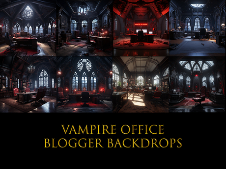 Second Life Marketplace - SATO - Vampire Office Backdrops Full Perm ...