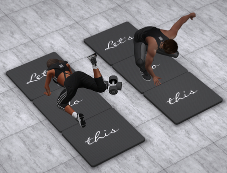 Second Life Marketplace - Exercise mat Power PG Bento