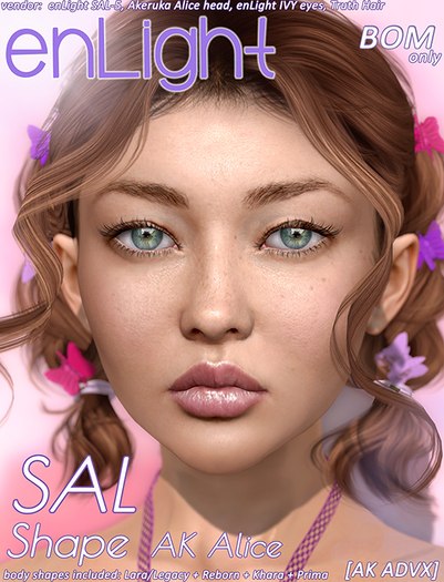 Second Life Marketplace - enLight SAL Shapes (Akeruka Alice)