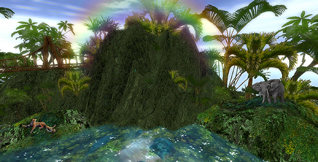 Second Life Marketplace - Sim Surround JUNGLE (full sim surround)
