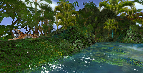Second Life Marketplace - Sim Surround JUNGLE (full sim surround)