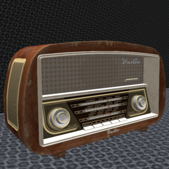Second Life Marketplace - /AVP/ Retro Radio *WEAR ME*