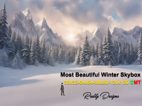 Second Life Marketplace - Reality Designs Most Beautiful Winter SKyBox