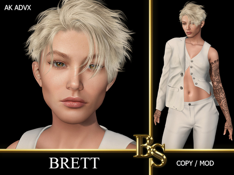 Second Life Marketplace - [BS] BRETT female shape for [AK ADVX] - Pride ...