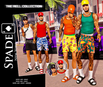 Second Life Marketplace - Spade: Rell Set Boxers (Fatpack)
