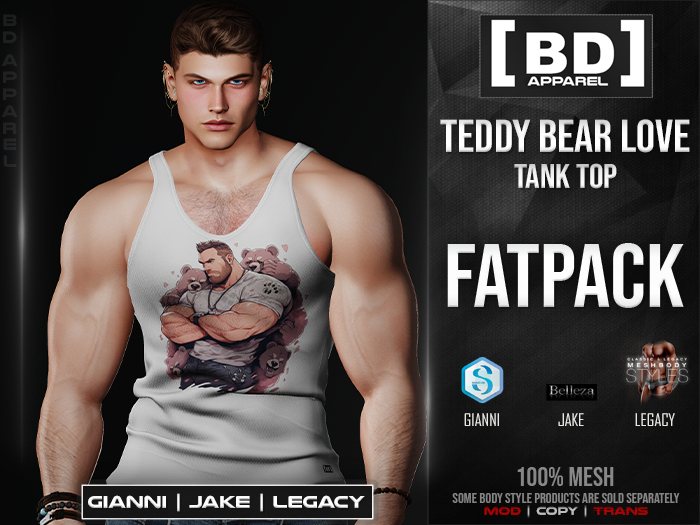 Second Life Marketplace - [BD] Teddy Bear Love FATPACK