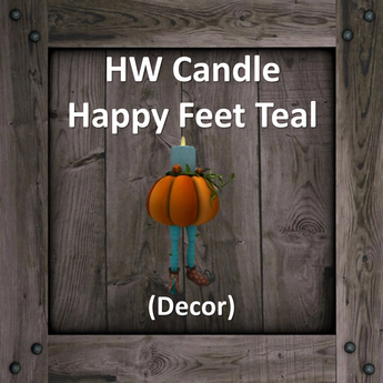 Second Life Marketplace - DFS HW Candle - Happy Feet Teal (DFS ...