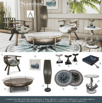 Second Life Marketplace - 02. Architect. Nautilus Wall Art