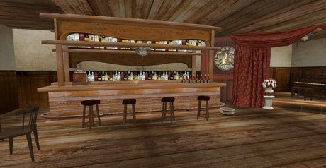 Second Life Marketplace - New saloon low prim