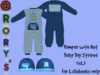 Second Life Marketplace - @Rory's Romper with Hat Baby Boy Striped for ...