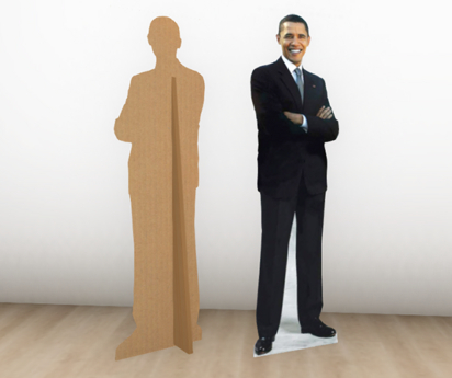 Second Life Marketplace - Cardboard Obama Cutout
