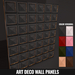 Second Life Marketplace - [YAN] Art deco wall panel - silver set