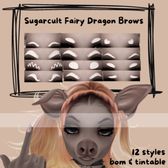 Second Life Marketplace - ~M~ SGF Brows! - Unpack me!