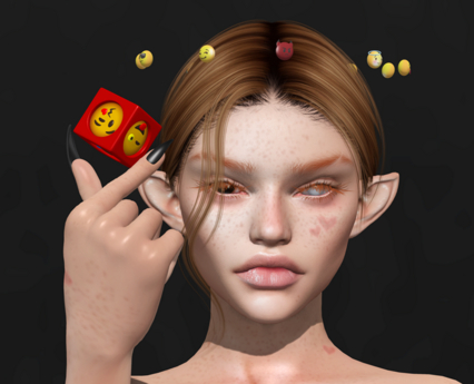 Second Life Marketplace - H2 - Emojis CUTE Mesh HeadBand and Hand pose ...