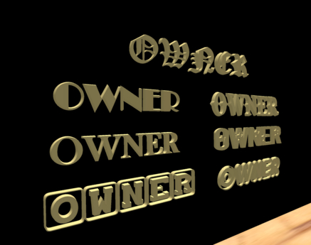 Second Life Marketplace - Owner Text