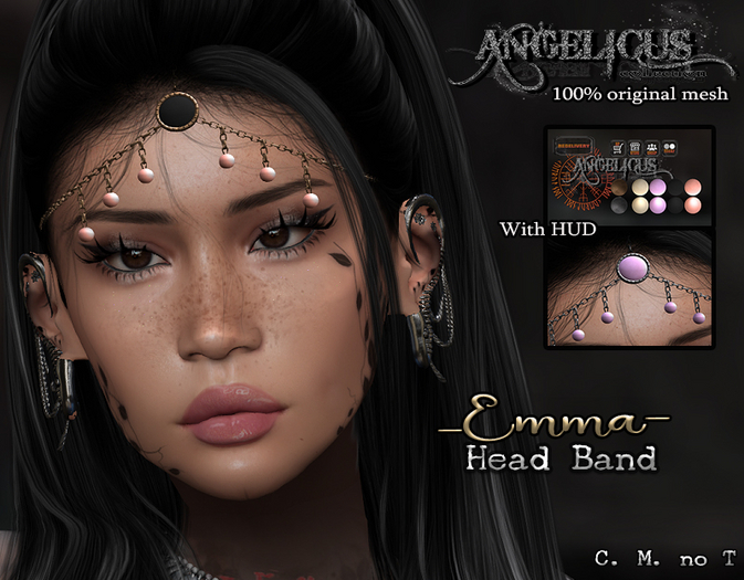Second Life Marketplace - :ANGELICUS: -Emma- head band
