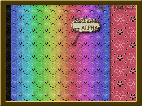 Second Life Marketplace - Happy Flower #02 Opaque Eyelet Seamless ...