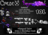 Second Life Marketplace - ::Inugami Ink::Crux X Clothing Pack[Box]