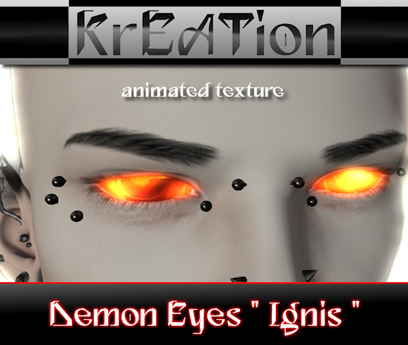 Second Life Marketplace - ## Kreation ## Demon Eyes "Ignis" (animated)