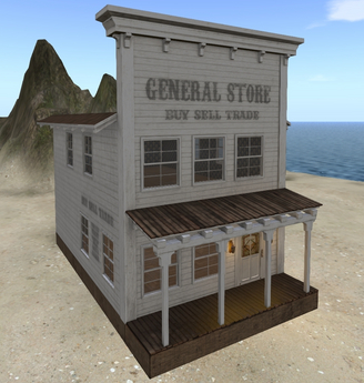 Second Life Marketplace - 30. STEELHEAD GENERAL STORE [BUILDING] RARE