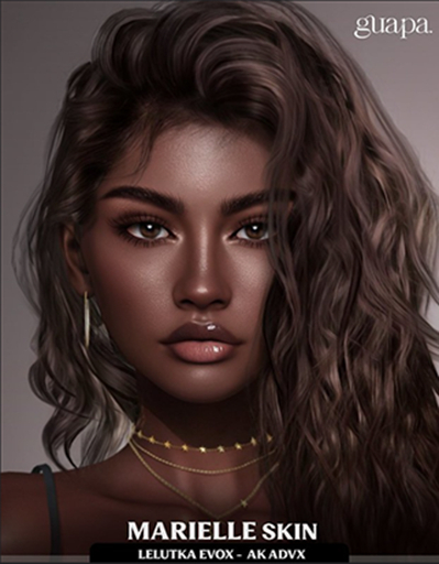 Second Life Marketplace - Guapa - Marielle Skin (LELUTKA EVOX) Brownie