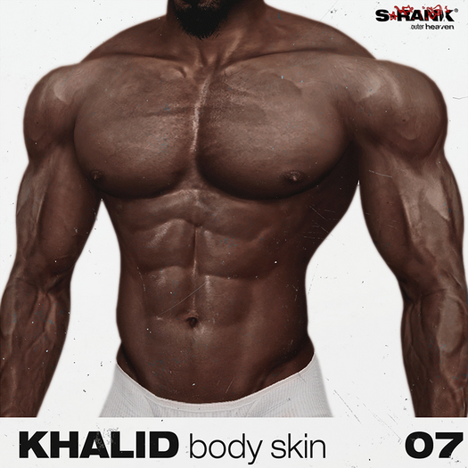 Second Life Marketplace - S-RANK "KHALID" BODY SKIN / TONE 07