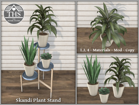 Second Life Marketplace - PLANT STAND - SKANDI PLANT STAND - PLANTSTAND ...
