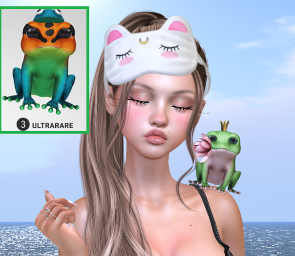 Second Life Marketplace - ULTRARARE - SEmotion Libellune Froggy Frog XS ...