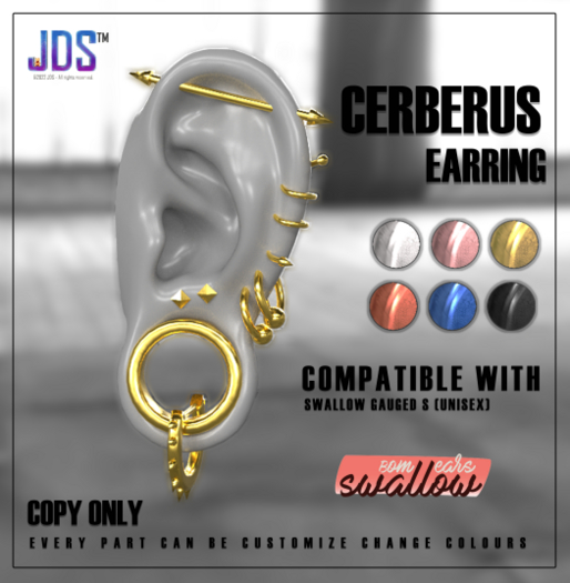 Second Life Marketplace - JDS - CERBERUS{Gauged S} // Swallow