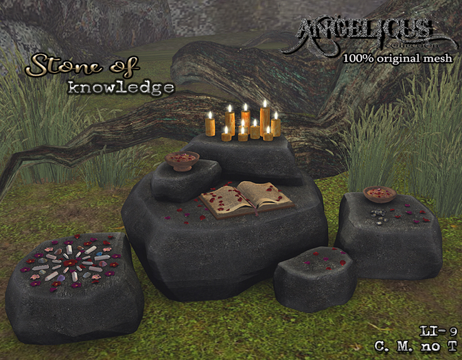 Second Life Marketplace - :ANGELICUS: stone of knowledge