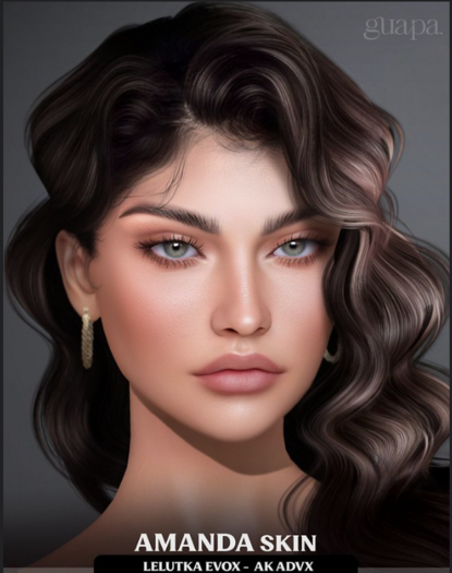 Second Life Marketplace - Guapa - Amanda Skin (LELUTKA EVOX) Chantilly