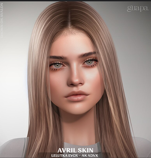Second Life Marketplace - Guapa - Avril Skin (LELUTKA EVOX) Rose Kiss
