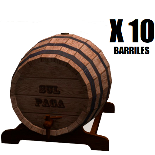 Second Life Marketplace - Barril Sul Paga x10 [G&S]