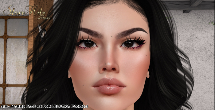 Second Life Marketplace - S.H - MARKS FACE 02 FOR LELUTKA EVOX 3.1