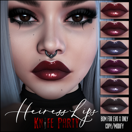 Second Life Marketplace - Knife Party // Heiress Lips // Evo X