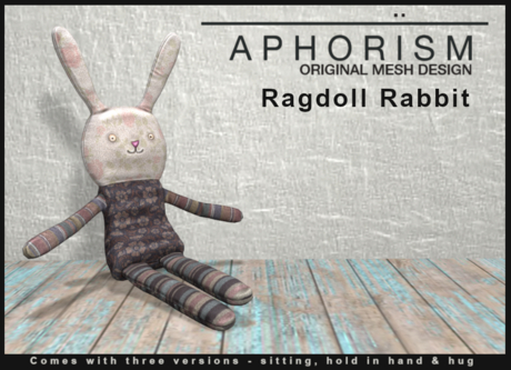 Second Life Marketplace - !APHORISM! Ragdoll Rabbit