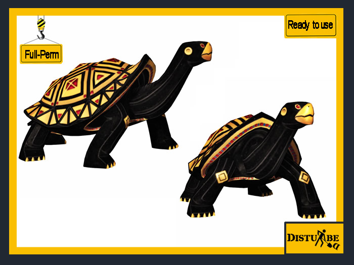 Second Life Marketplace - ::DisturbeD:: Turtle Ethnic Statue - FULL ...
