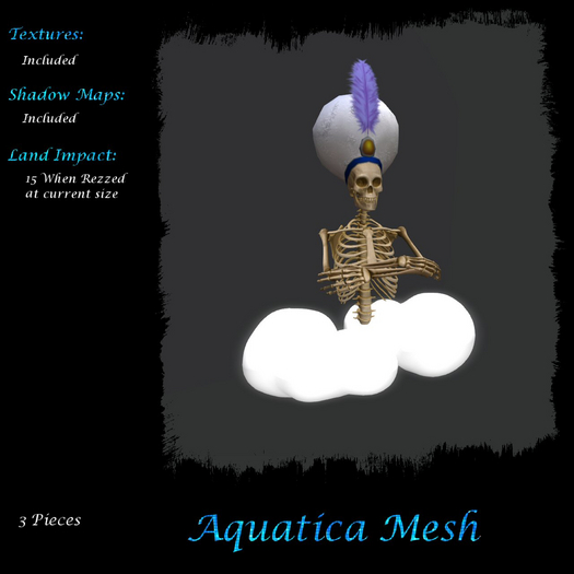 Second Life Marketplace - Aquatica Mesh - AM025701 Genie