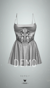 Second Life Marketplace - -Pixicat- Cia Dress DEMO