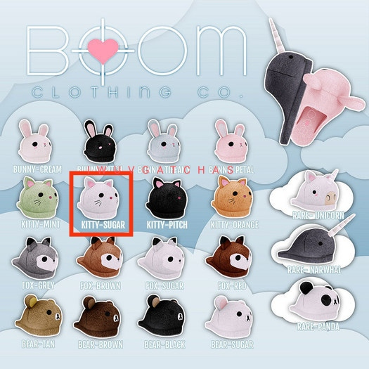 Second Life Marketplace - *BOOM* Animal Slippers (kitty) sugar