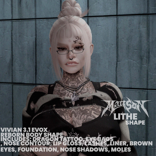 Second Life Marketplace - Manson - Lithe Shape (Vivian + Reborn) EVOX