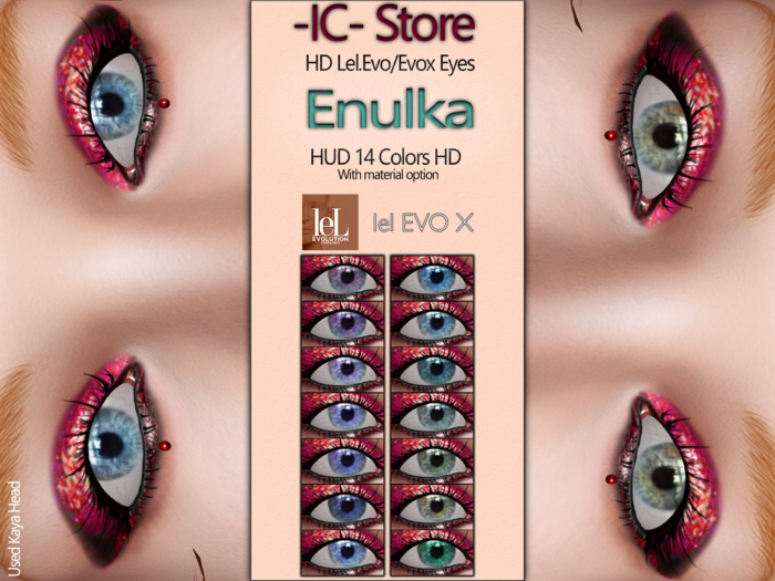 Second Life Marketplace - -IC- Store HD Lel. Evo-EvoX Eyes (Enulka ...