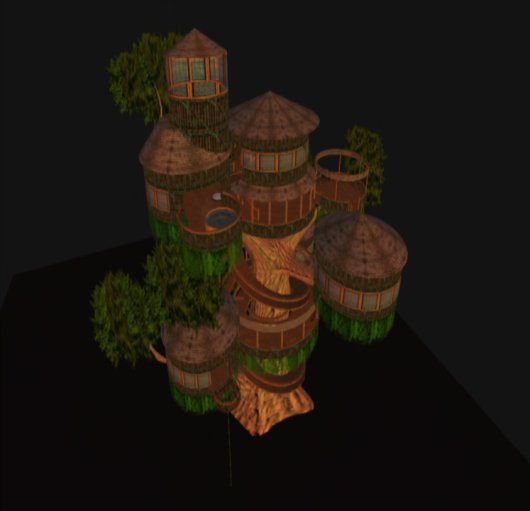 Second Life Marketplace - NSI Creations - tree house style 3 (boxed)