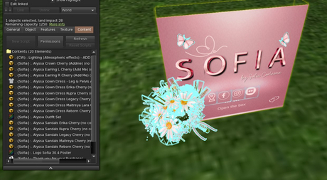 Second Life Marketplace - 1. SOFIA. Alyssa Outfit Cherry Set / 1 RARE