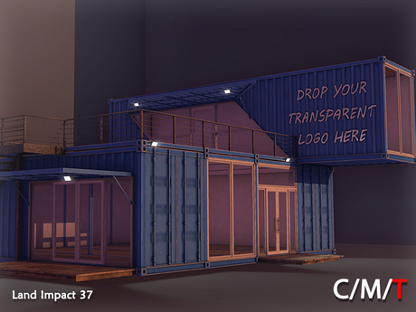 Second Life Marketplace - "Killer's" Container Shop (Red / Blue Colors ...